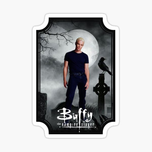 "BUFFY - SPIKE" Sticker for Sale by wadee | Redbubble