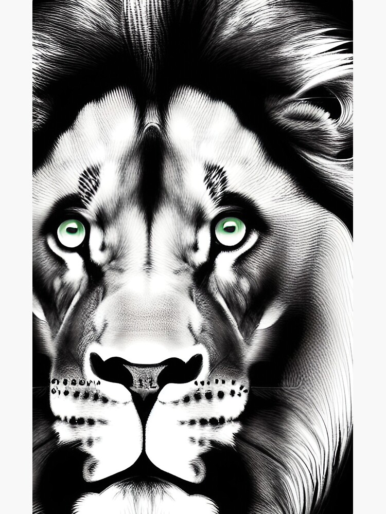 "Close Up of Scared Tiger Head" Sticker for Sale by AImageX | Redbubble