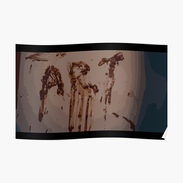 "Art The Clown Signature - Terrifier" Poster for Sale by ...