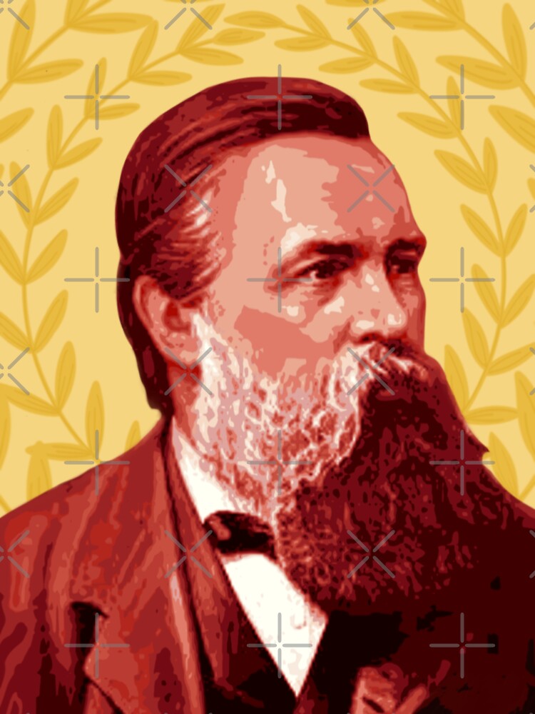 "Retro Engels Portrait" Sticker for Sale by BluebellPainter | Redbubble