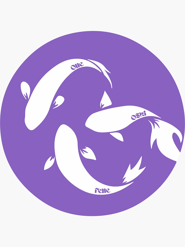 "Simon's fishes Olle Oski and Felle Young Royals" Sticker for Sale by ...