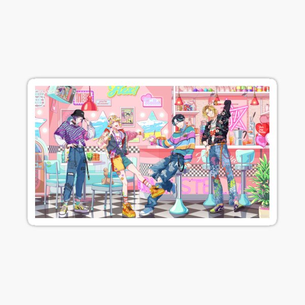 "Paradox Live VISTY 3rd Anniversary Visual" Sticker for Sale by evfr | Redbubble