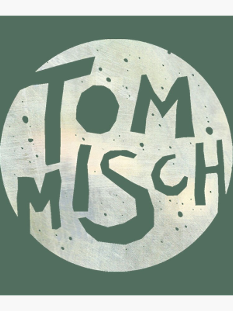 "Tom misch logo " Poster for Sale by JanisBeahani | Redbubble