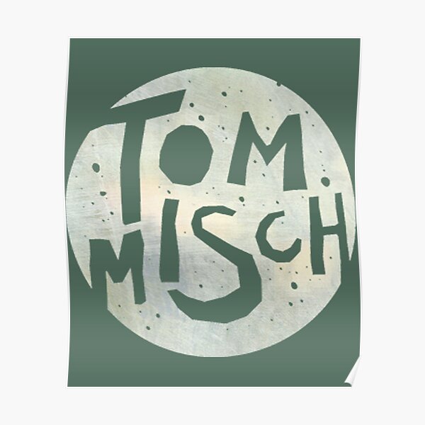 "Tom misch logo " Poster for Sale by JanisBeahani | Redbubble