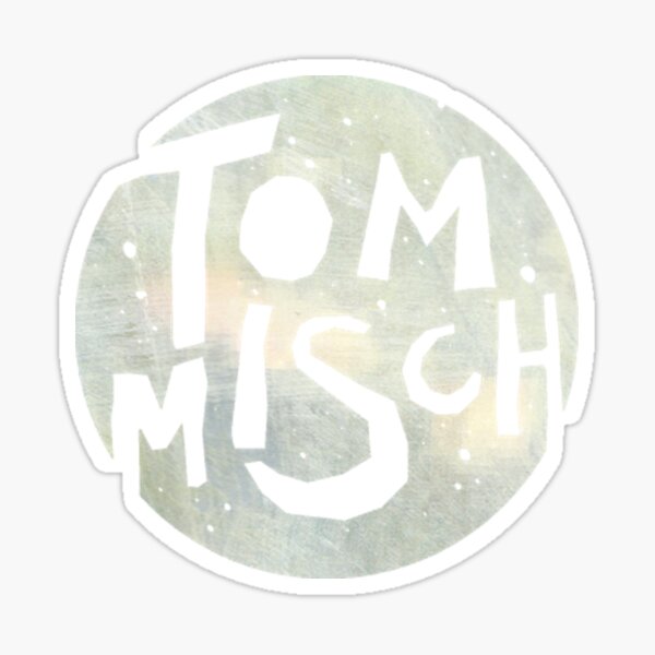 "Tom misch logo " Sticker for Sale by JanisBeahani | Redbubble