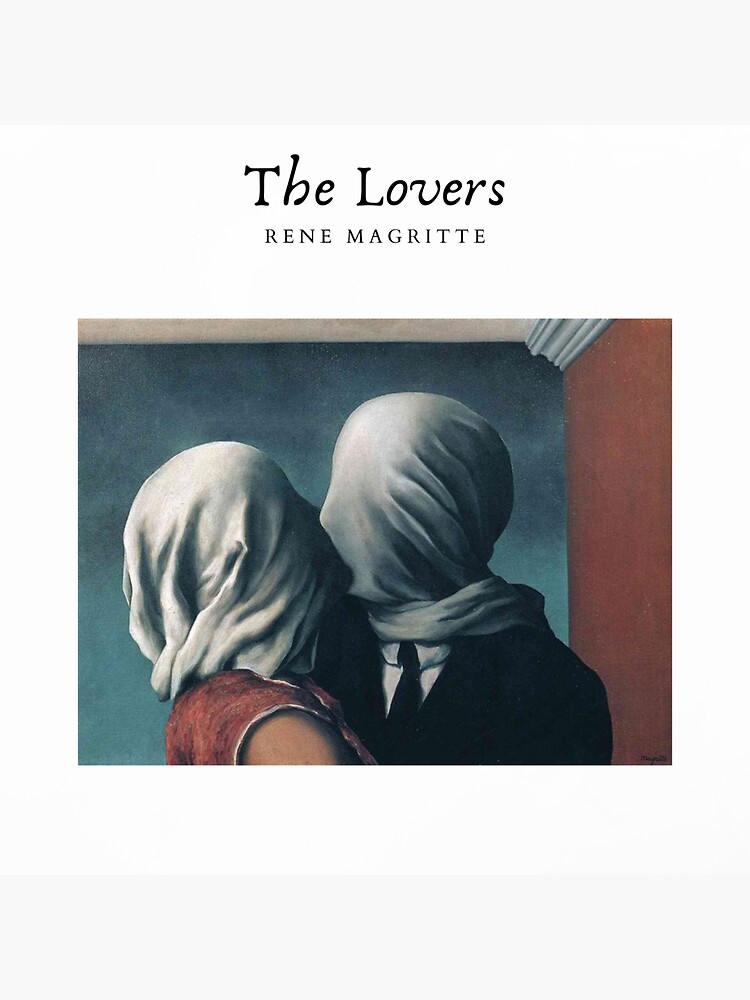 "The lovers 1928 Rene Magritte" Sticker for Sale by ReneMagritteArt ...