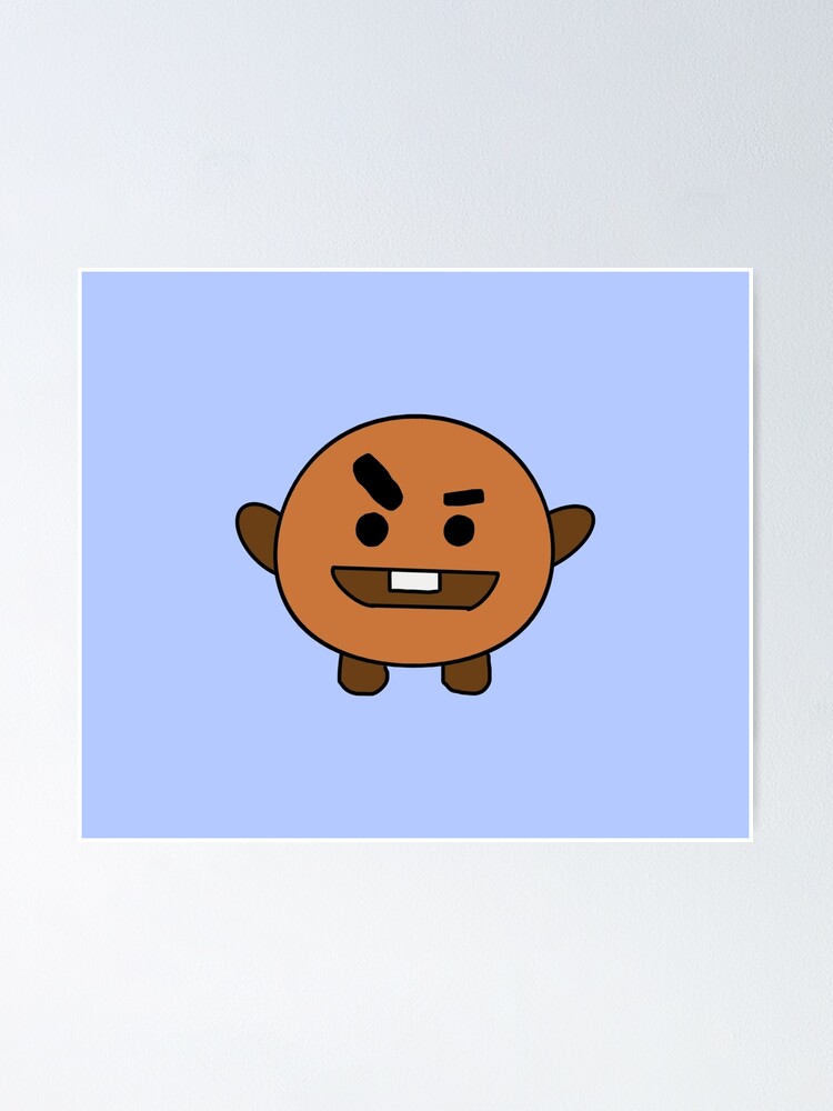 "Suga - bt21 character (shooky)" Poster for Sale by blissfulbrushes ...