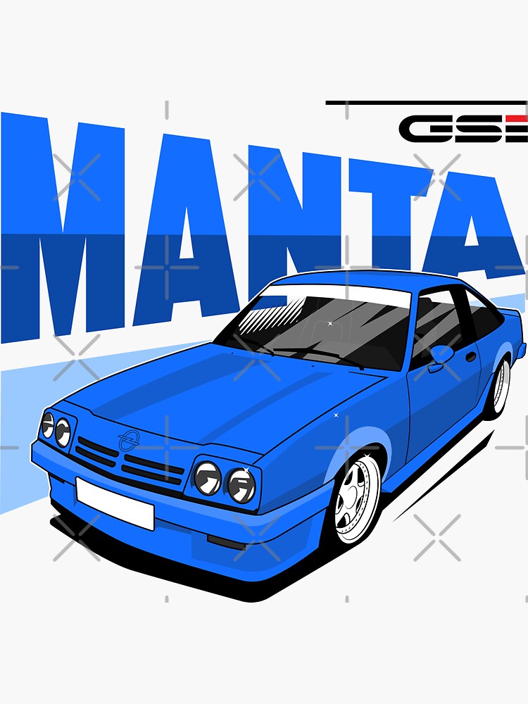 "MANTA GSI " Sticker for Sale by shketdesign | Redbubble
