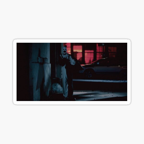 "Art The Clown - Terrifier" Sticker for Sale by InfinitelyWavey | Redbubble