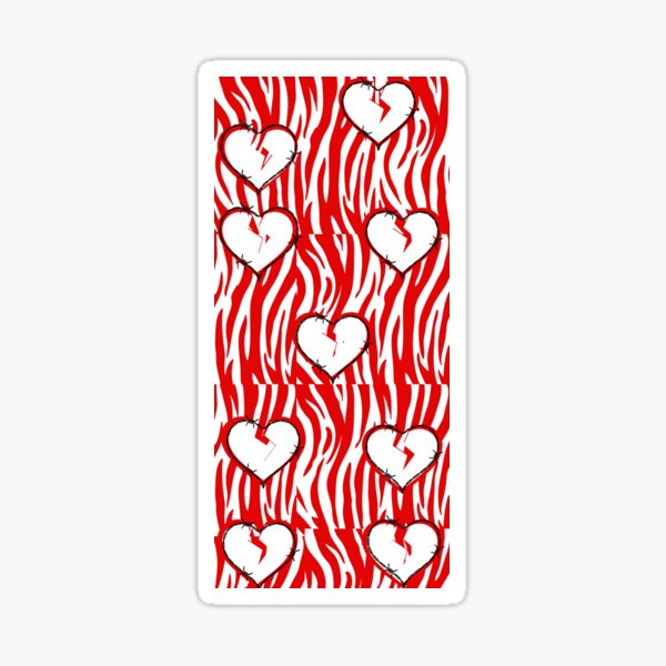 "Barbed Wire Candy Hearts" Sticker for Sale by KingKongBrody | Redbubble
