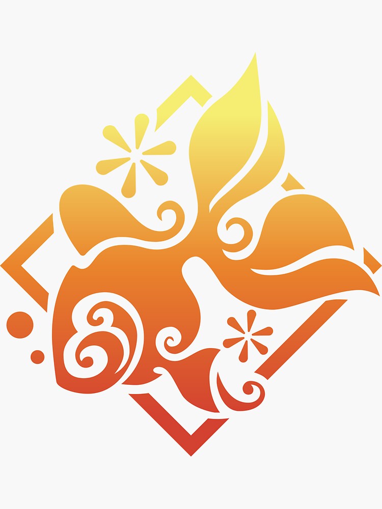 "Yoimiya logo - Genshin Impact" Sticker for Sale by damomonkey | Redbubble