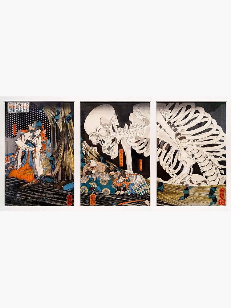 "Takiyasha and the Skeleton Spectre" Poster for Sale by WWestmoreland ...