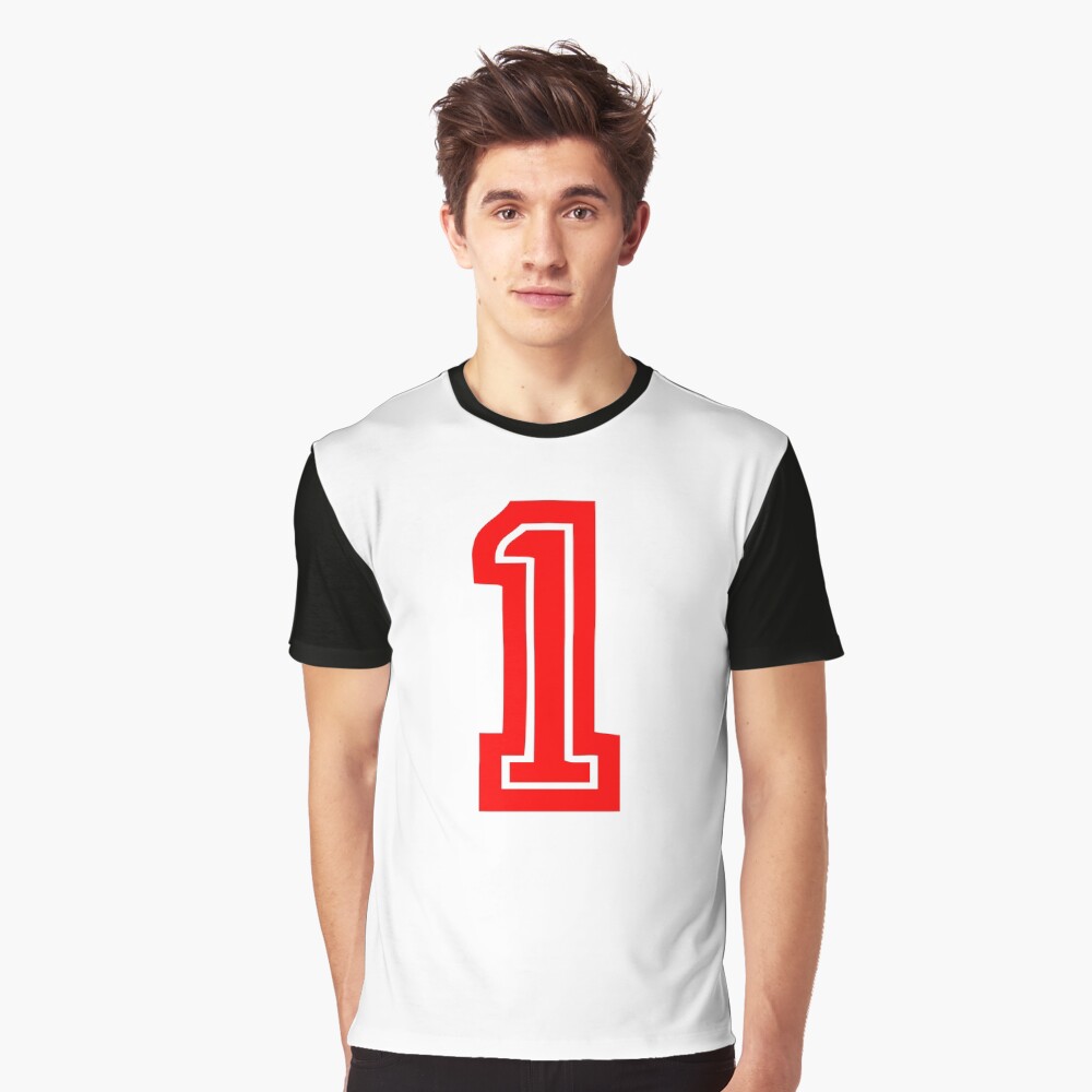 "One Red Number One" Sticker for Sale by Aurorapod | Redbubble