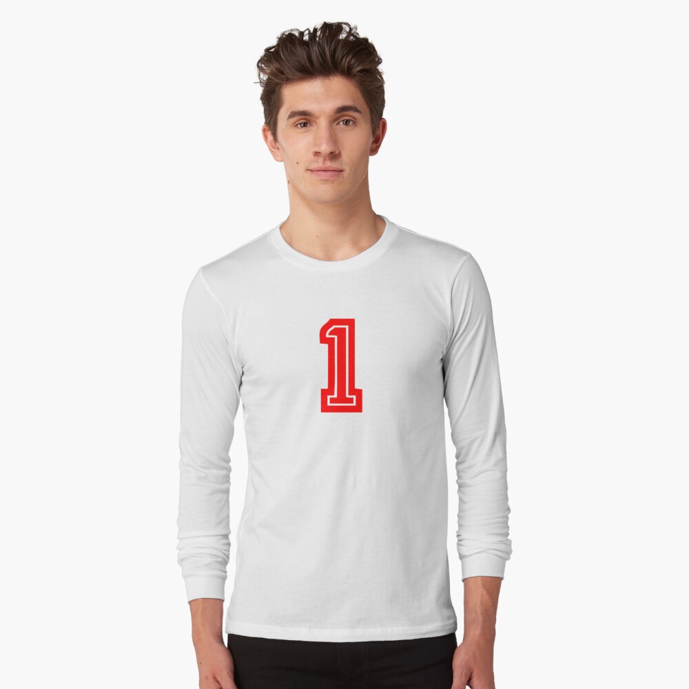 "One Red Number One" Sticker for Sale by Aurorapod | Redbubble