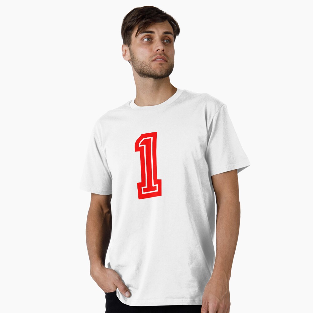 "One Red Number One" Sticker for Sale by Aurorapod | Redbubble