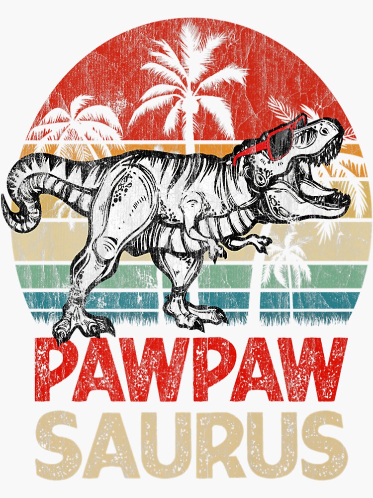 Pegatina «mens pawpawsaurus t rex dinosaurio fresco papaya saurus dia ...
