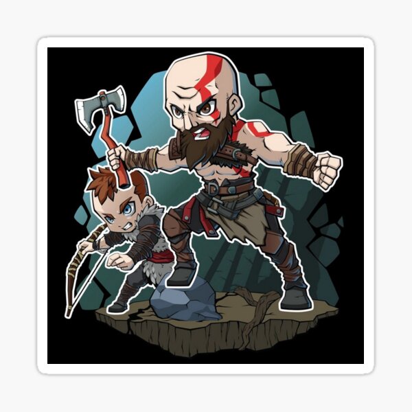 "God Of War Ragnarok" Sticker for Sale by xAYMx | Redbubble