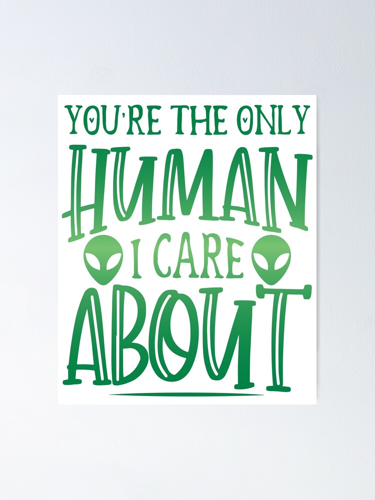 "Romantic Aliens - Funny and Cute Gifts for the Special Someone" Poster ...