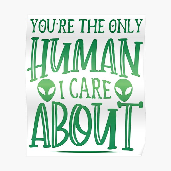 "Romantic Aliens - Funny and Cute Gifts for the Special Someone" Poster ...