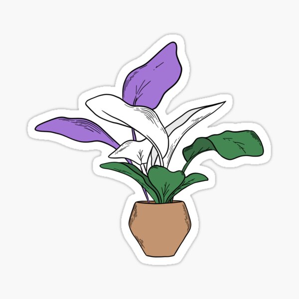 "subtle genderqueer flag plant" Sticker for Sale by atlasbackache ...