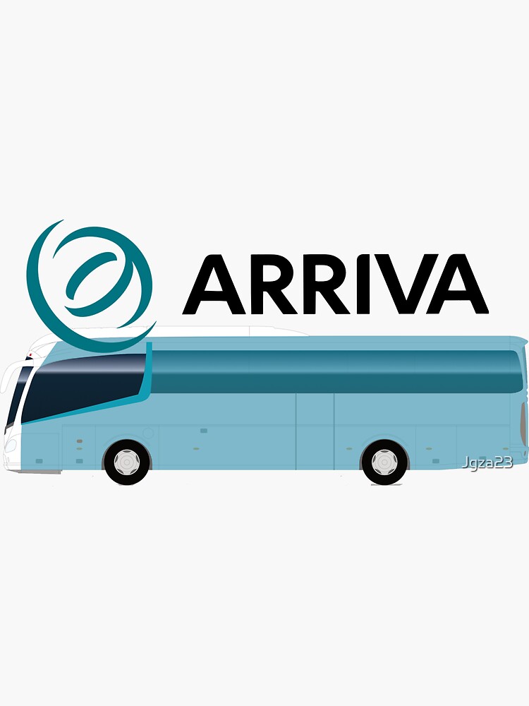 "Arriva" Sticker for Sale by Jgza23 | Redbubble