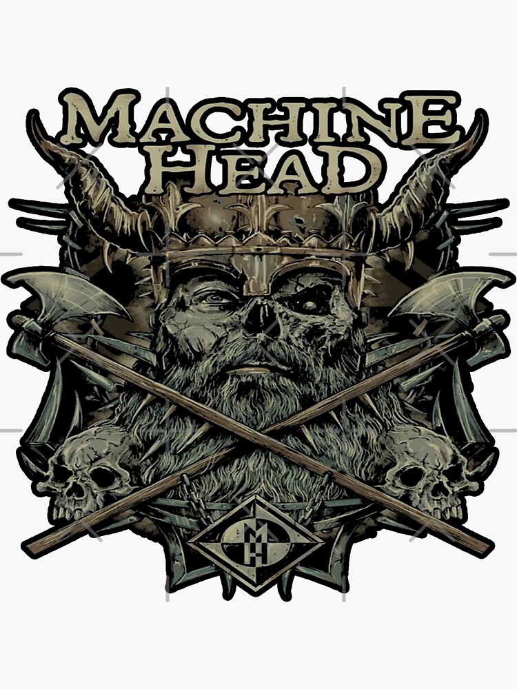 "Machine Head " Sticker for Sale by Iltonham | Redbubble
