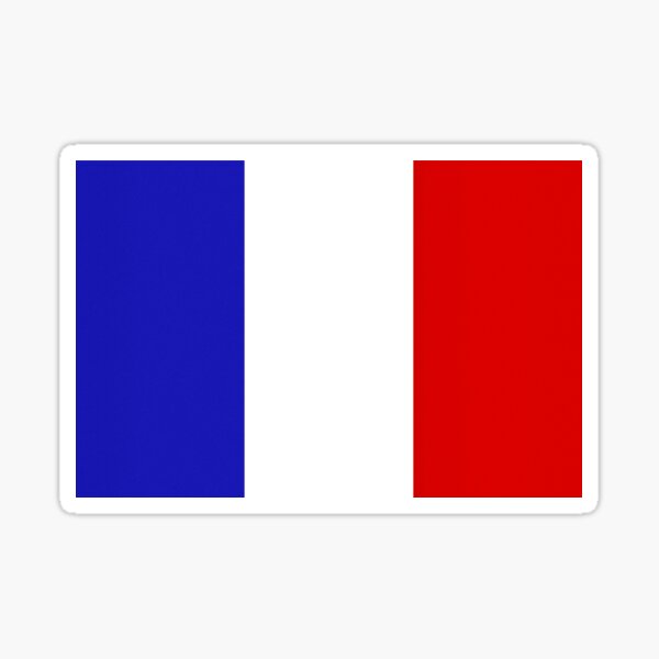 "France flag" Sticker for Sale by Javaland | Redbubble