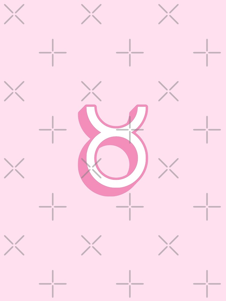 "Taurus Symbol Pink 3D" Poster for Sale by OldDannyBrown | Redbubble