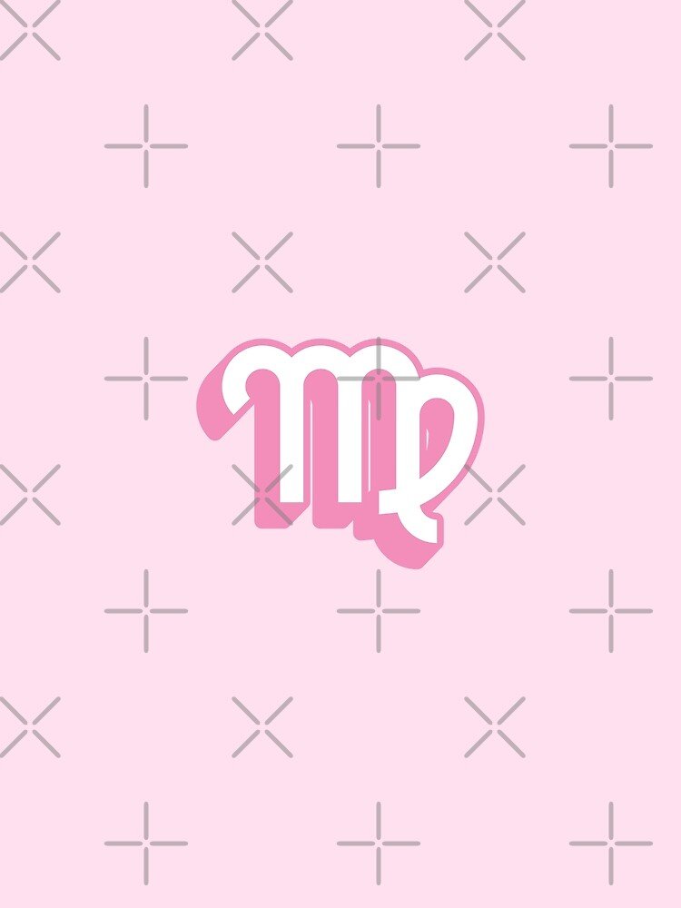 "Virgo Symbol Pink 3D" Poster for Sale by OldDannyBrown | Redbubble