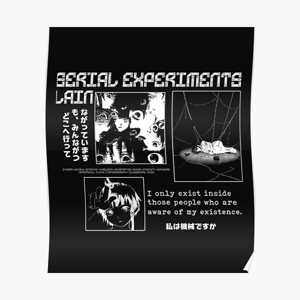 "Serial Experiments Lain . 1" Poster for Sale by classicfoot | Redbubble