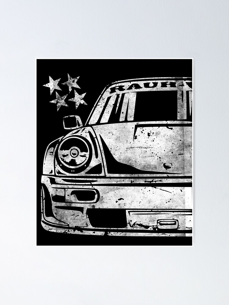 "Classic 911 964 RWB JDM Oldtimer Car" Poster for Sale by ...