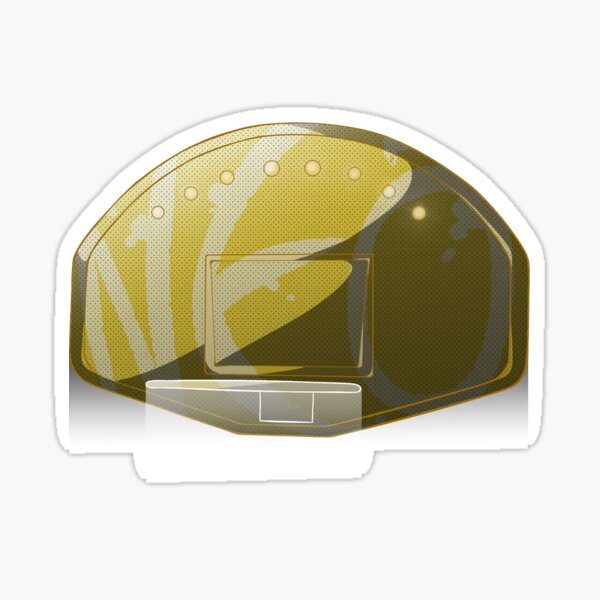 "Neo Golden Backboard Hat" Sticker for Sale by NeoBallers | Redbubble