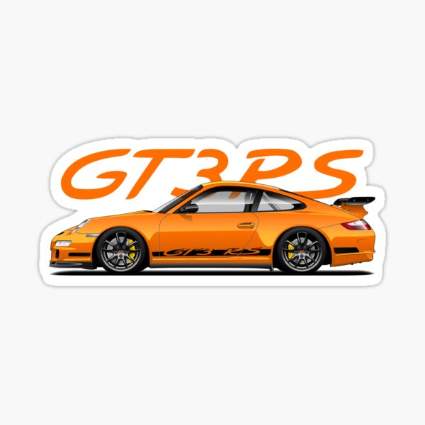 "997 GT3RS" Sticker for Sale by VinnyArtworks | Redbubble