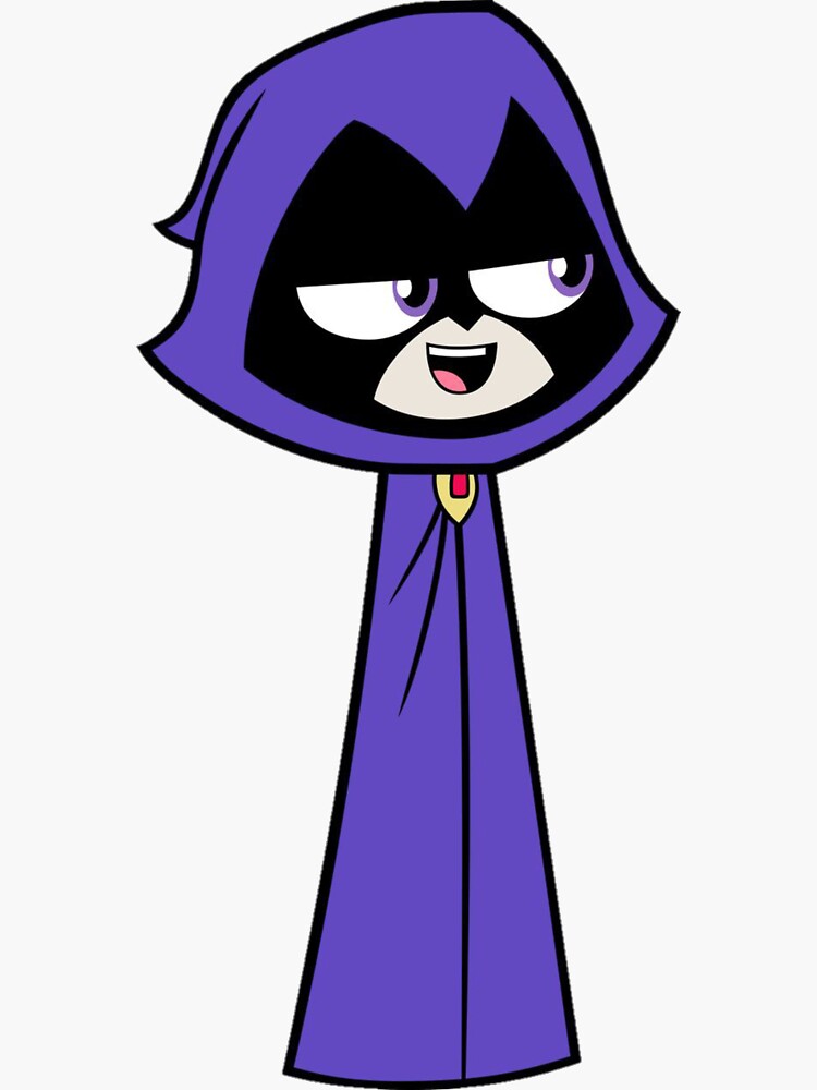 "Raven Teen titans" Sticker for Sale by KaifRoy | Redbubble