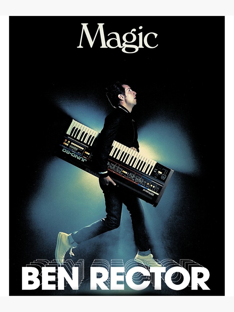 "Ben Music Logo Rector Band " Poster for Sale by FastCustom1514 | Redbubble