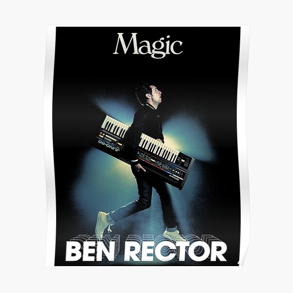 "Ben Music Logo Rector Band " Poster for Sale by FastCustom1514 | Redbubble