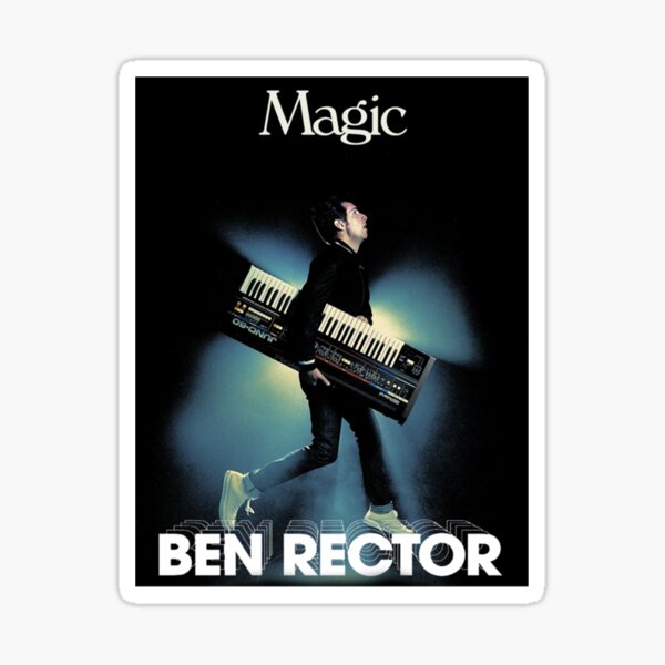 "Ben Music Logo Rector Band " Sticker for Sale by FastCustom1514 ...