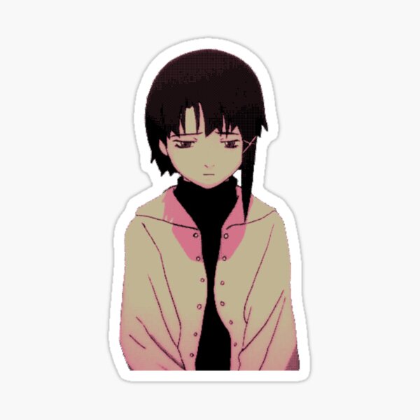 "serial experiments lain 9" Sticker for Sale by SportsAZ | Redbubble