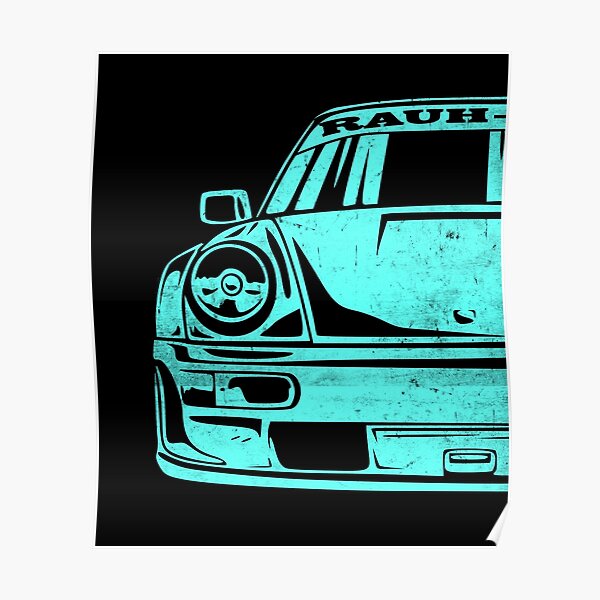 "Classic 911 964 RWB JDM Oldtimer Car" Poster for Sale by ...