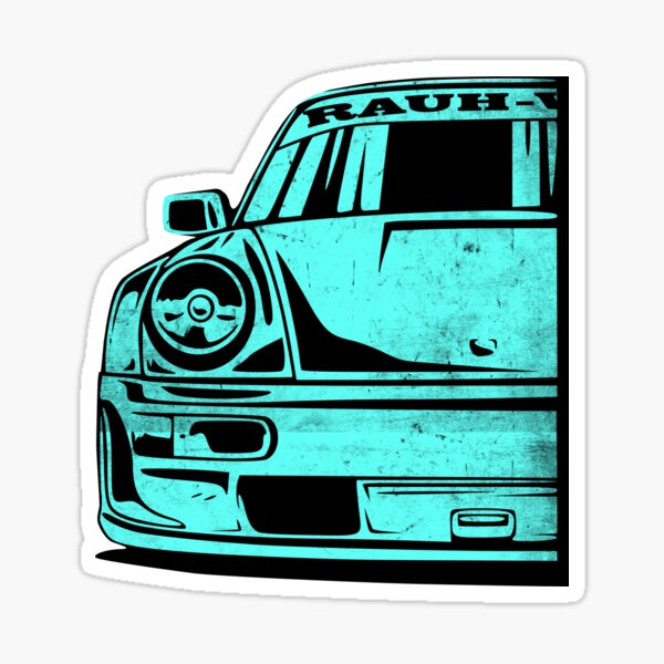 "Classic 911 964 RWB JDM Oldtimer Car" Sticker for Sale by ...