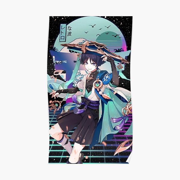 "Genshin Impact Scaramouche" Poster for Sale by bambii- | Redbubble