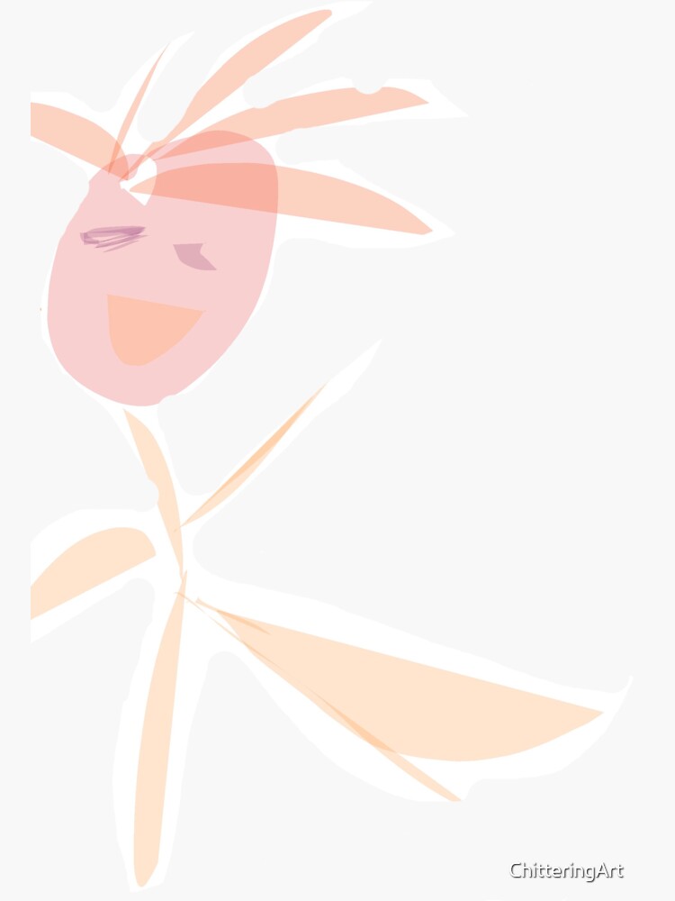 "happy chappy" Sticker for Sale by ChitteringArt | Redbubble