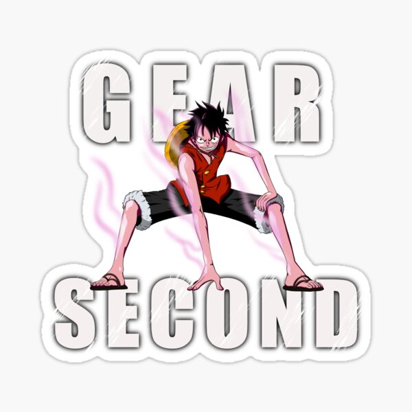 "One Piece Luffy Gear Second" Sticker for Sale by Artsbykk | Redbubble