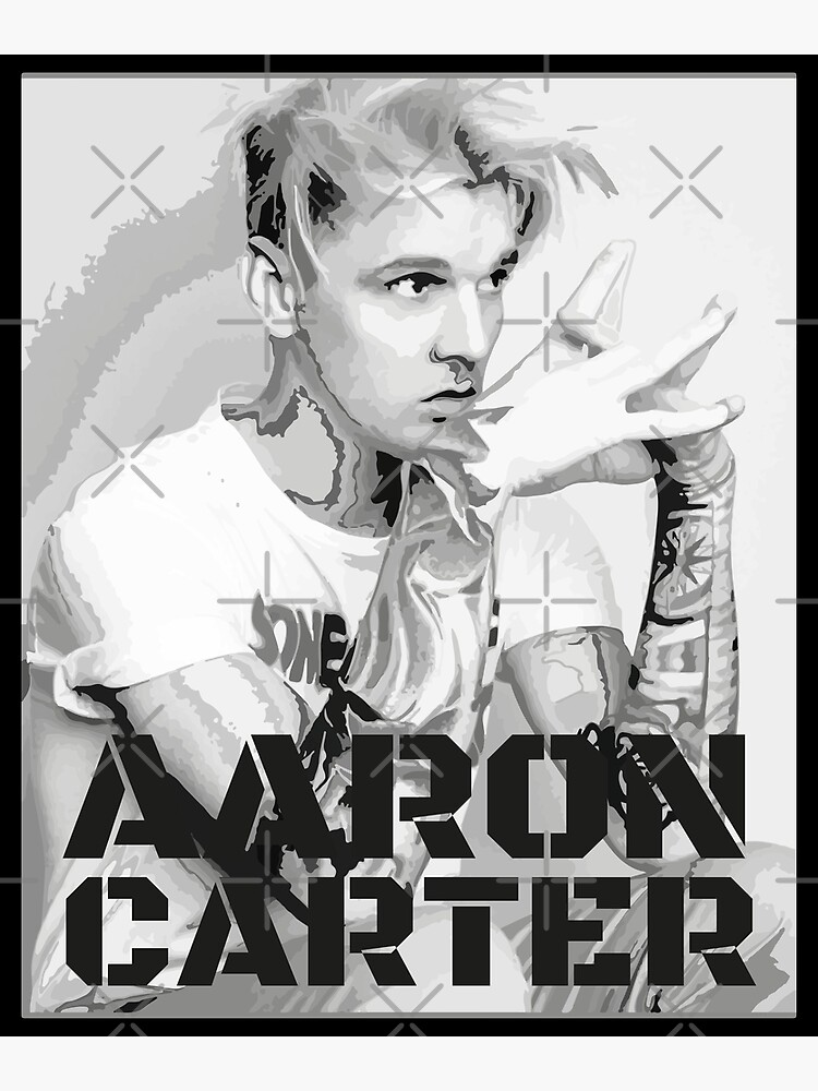 "aaron carter" Poster for Sale by phatela | Redbubble