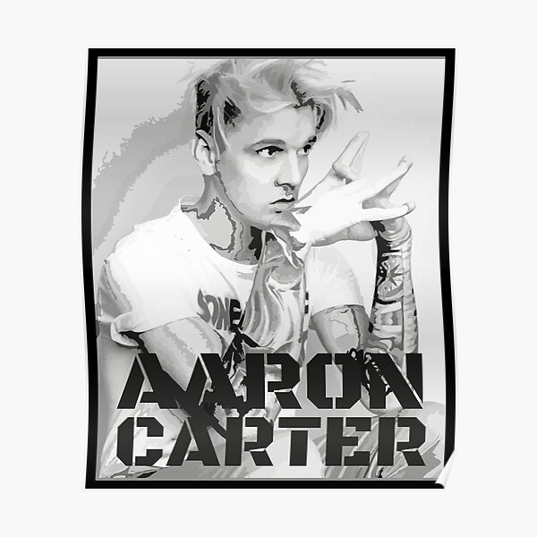 "aaron carter" Poster for Sale by phatela | Redbubble