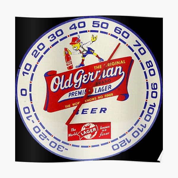 "Vintage Old-German-Beer Logo" Poster for Sale by Teenager1991 | Redbubble