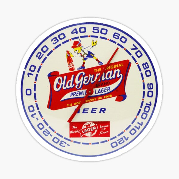 "Vintage Old-German-Beer Logo" Sticker for Sale by Teenager1991 | Redbubble