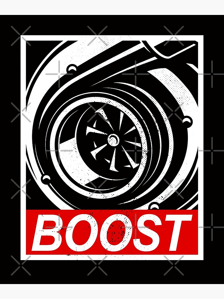 "Boost Turbo -Tuning JDM Fan & Car quote" Poster for Sale by ...
