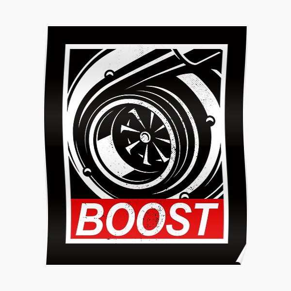 "Boost Turbo -Tuning JDM Fan & Car quote" Poster for Sale by ...