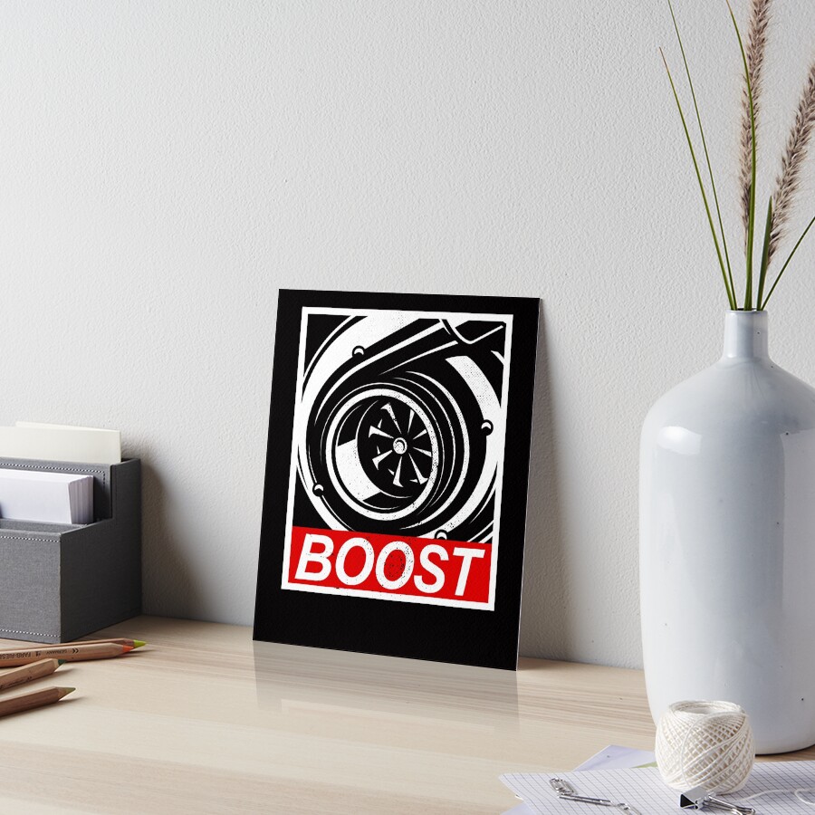 "Boost Turbo -Tuning JDM Fan & Car quote" Art Board Print for Sale by ...
